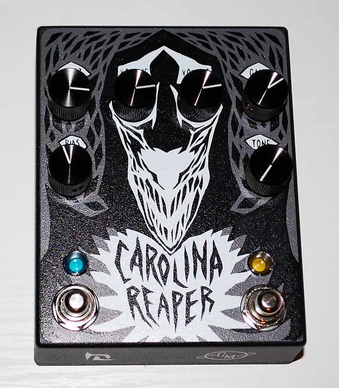 Carolina Reaper Overdrive Fuzz Guitar Effects Pedal Haunted | Reverb