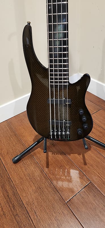 Emerald Flow Bass 2016 - Amber Carbon Twill | Reverb