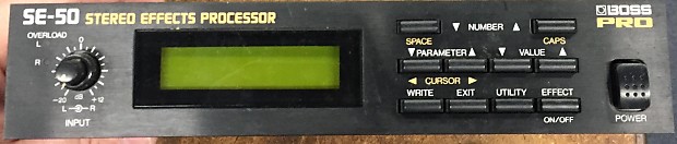 Boss SE-50 Pro Stereo effects processor | Reverb
