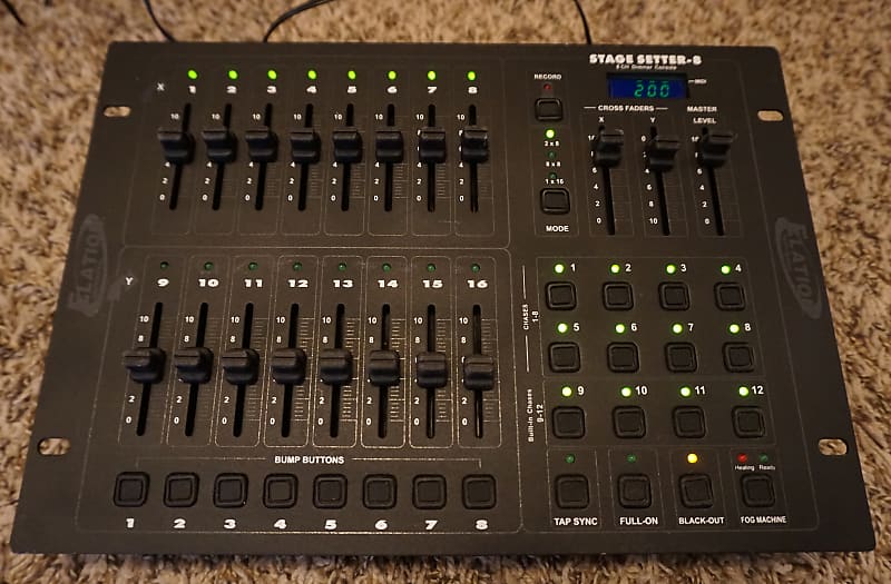 ELATION Stage Setter 8 Stage Lighting DMX Controller/Dimmer | Reverb