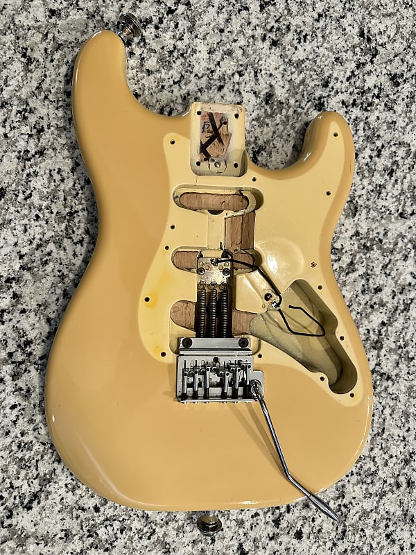 Fender 2- knob Stratocaster body with complete Free-Flyte | Reverb