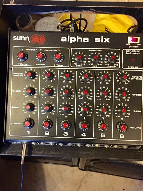 Sunn Vintage Alpha 6 PA System with Vintage Sunn 1112H | Reverb