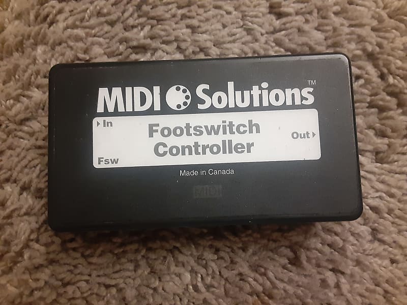 MIDI Solutions Footswitch Controller mid-2000's - Matte | Reverb