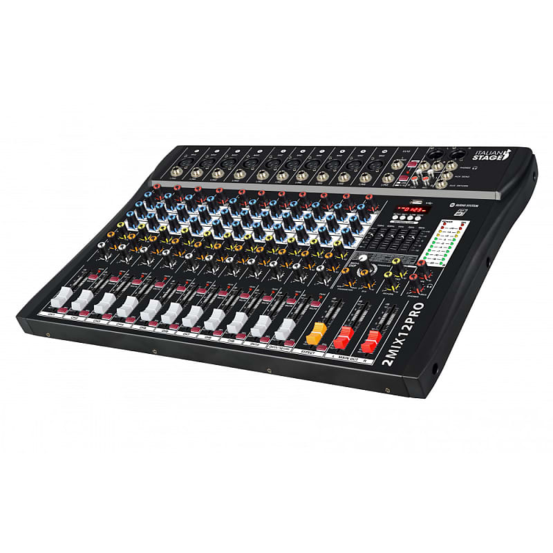 Italian Stage IS 2MIX12PRO - Mixer 12 canali con effetti | Reverb
