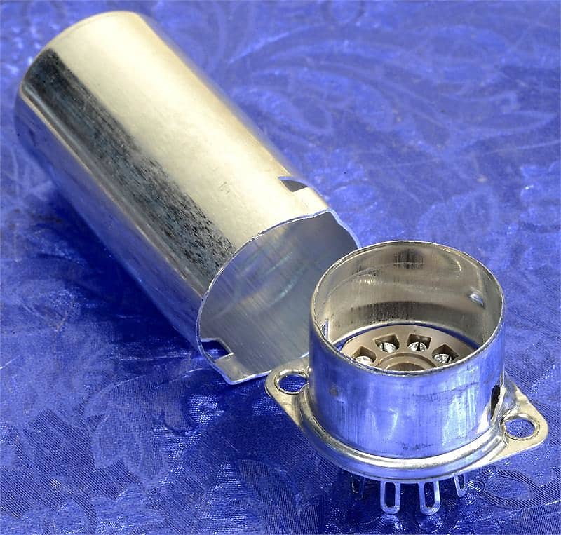 Belton 9 Pin Top Chassis Mount Preamp Tube Socket & Shield | Reverb UK