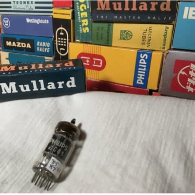 Vintage 1965 Mullard ECC83 Preamp Tube 12AX7 Valve Blackburn | Reverb