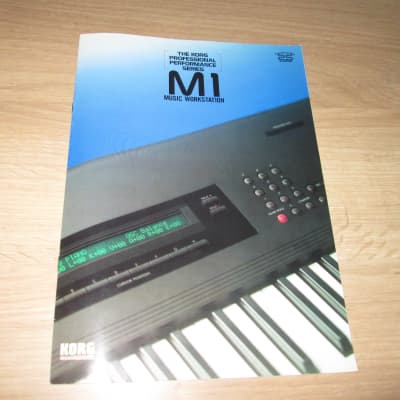 Korg M1 Synthesizer Brochure – 1988 - Original Vintage | Reverb