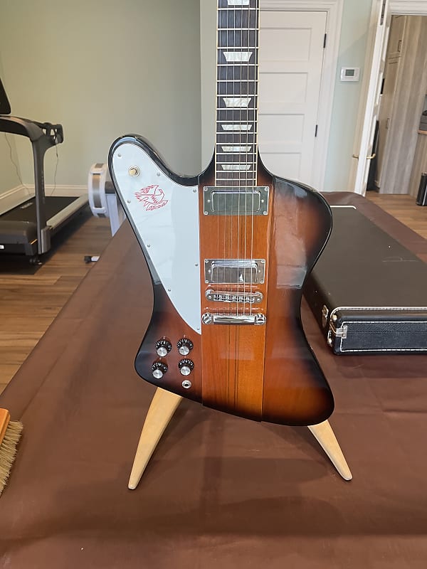 Left hand Lefty Gibson Firebird 2013 Sunburst | Reverb