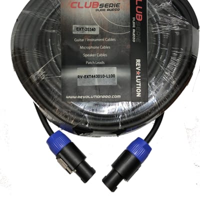 Professional Speaker Cable premade 4 pole Plug to Speaker | Reverb