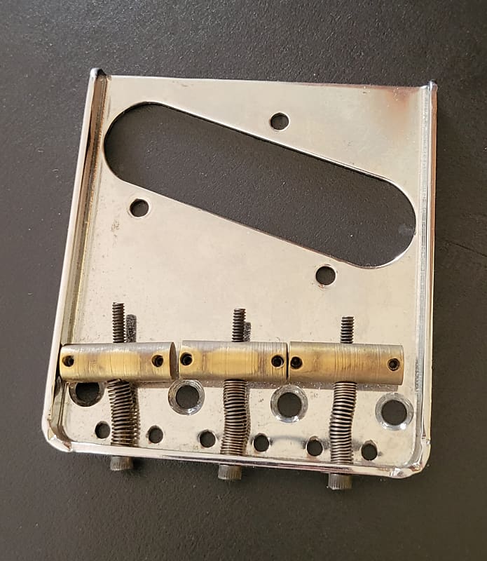 1980's Handmade Telecaster Bridge Plate assembly | Reverb