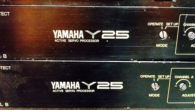 Yamaha Y25 Active Signal Processor Black | Reverb