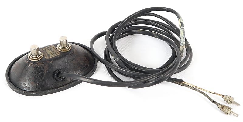 Vintage Fender Vibrato Reverb Amplifier Footswitch Blackface | Reverb