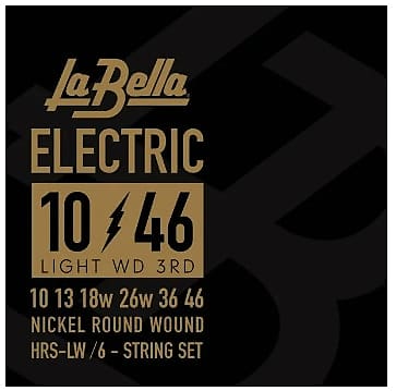 LaBella HRS LW 6-String Set with wound 3rd, Light 10-46 | Reverb