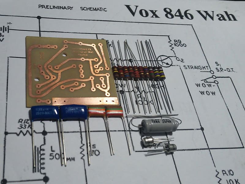 VOX / JEN V846 Wah Vintage Kit (McCoy PCB, Carbon | Reverb Australia