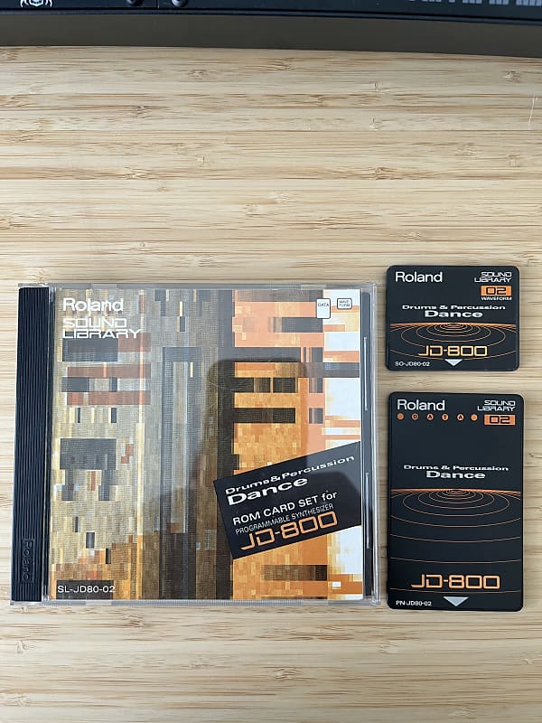 Roland Dance Drums & Percussion ROM Card JD-800 JD-990 | Reverb