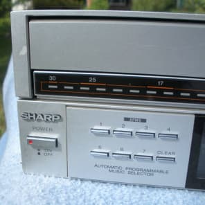 Sharp RP-117 PLAYS BOTH SIDES FULLY RESTORED 1984 Silver | Reverb