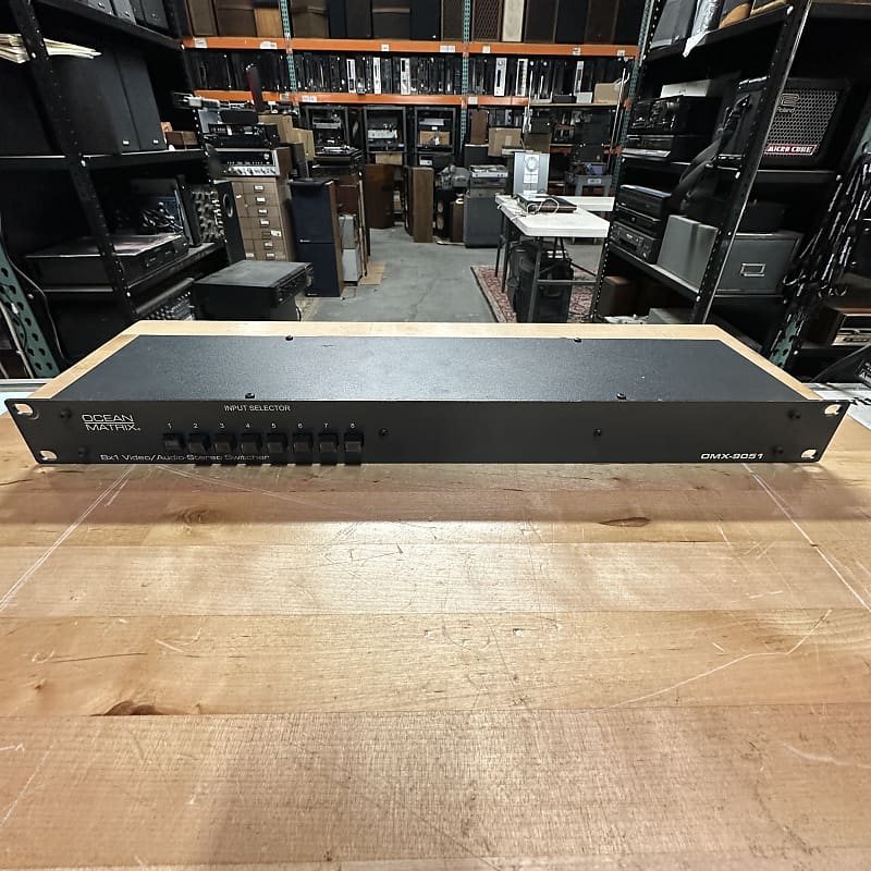 Ocean Matrix OMX-9051 8x1 Audio-Video Routing Switcher | Reverb