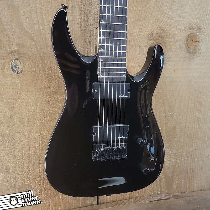 Jackson JS22-7 7 String Electric Guitar Black Used | Reverb Australia