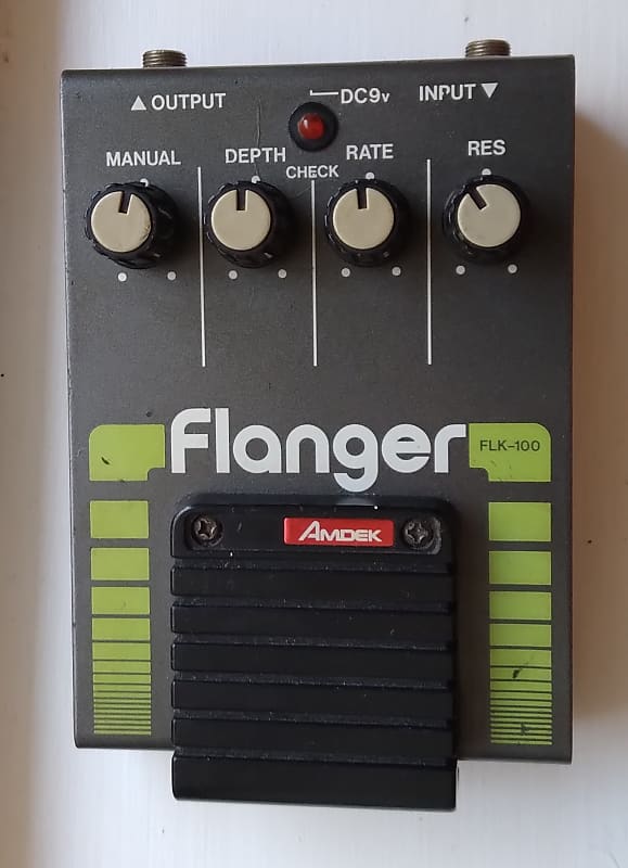 Amdek FLK-100 flanger pedal (Boss BF2 - made by Roland) | Reverb