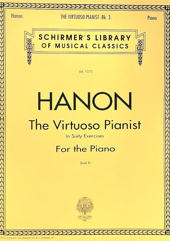 Hanon the Virtuoso Pianist in Sixty Exercises For the Piano | Reverb