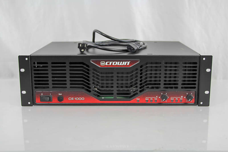 Crown CE1000 Power Stereo Amp Formerly Church Owned Fully | Reverb