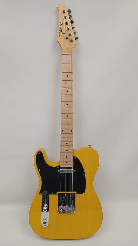 Sawtooth RT Series Lefty Butterscotch Telecaster With Gig Bag | Reverb