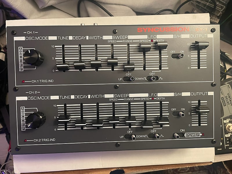 Michigan Synth Works Syncussion SY-1 (Expanded I/O) - Black | Reverb