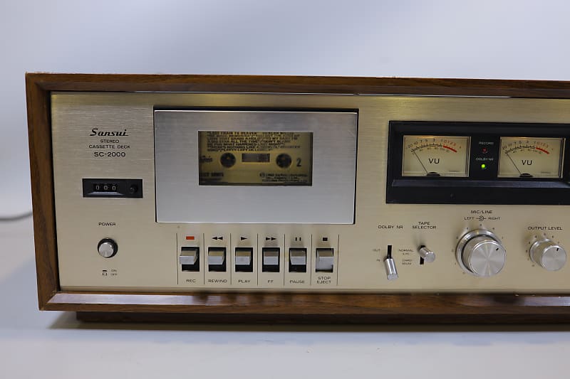 Sansui SC-2000 Stereo Cassette Tape Deck. Serviced! | Reverb