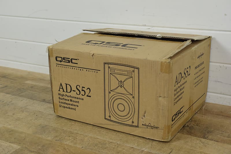 QSC AD-S52 AcousticDesign 5.25" 2 Way Loudspeaker (PAIR) | Reverb