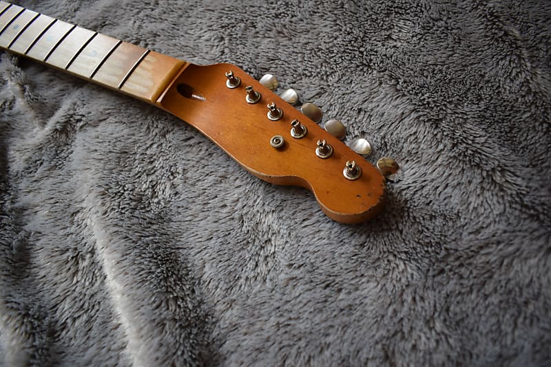 RIVER RELICS Fender Licensed Telecaster Neck Heavy Aged Maple | Reverb