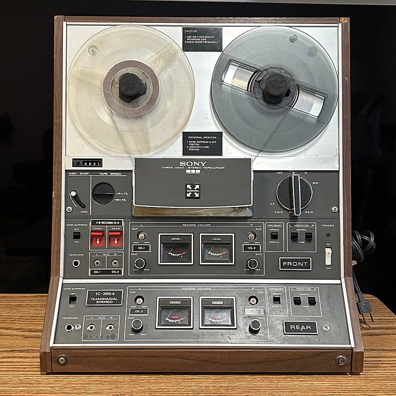 Sony TC-366-4 Quadradial Stereo 4-Track Reel to Reel Tape | Reverb
