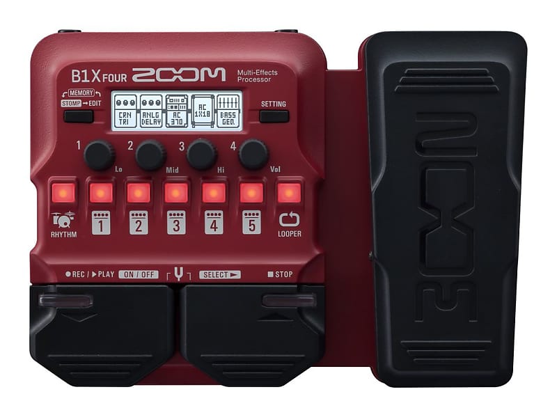 Zoom B1X FOUR Bass Multi-Effects Pedal | Reverb