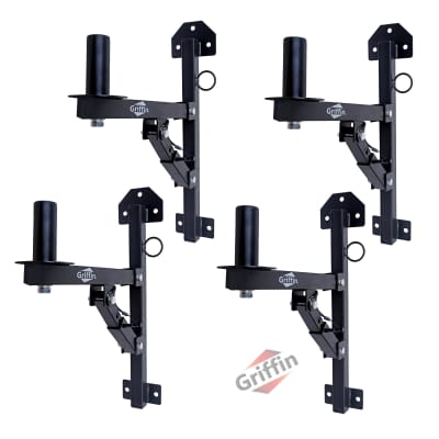 Wall Mount Brackets for PA Speakers (4 PACK) by GRIFFIN | | Reverb