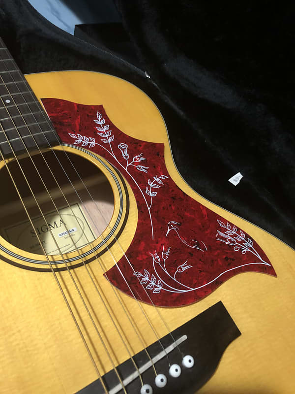 Hummingbird Style Right Handed Pickguard Self Adhesive Back | Reverb