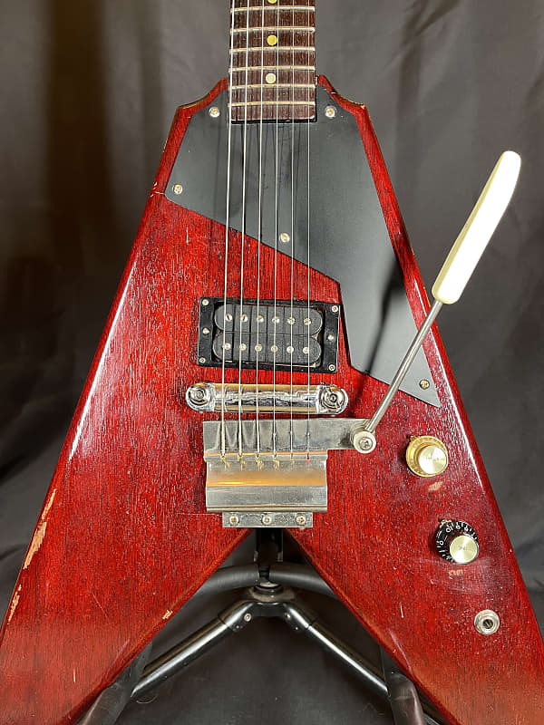 Custom one off. Flying V with phenomenal sounding Gibson | Reverb UK