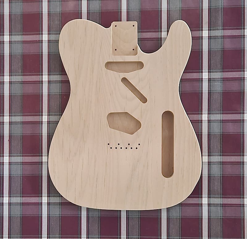 Woodtech Routing - 3 pc Alder Telecaster Body - Unfinished | Reverb