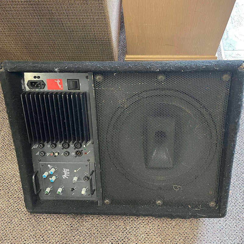 Fender power stage 100 Floor Monitor w/ pole cup | Reverb