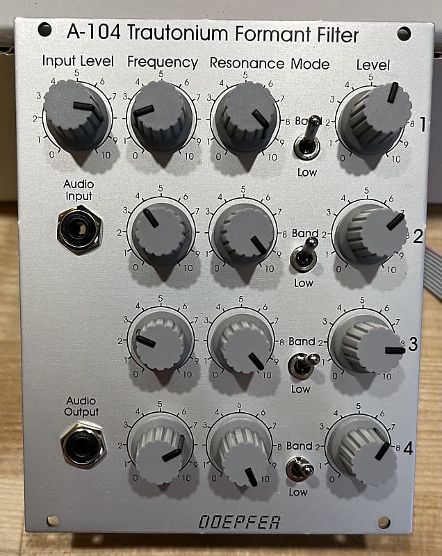 Doepfer A-104 Trautonium Formant Filter | Reverb