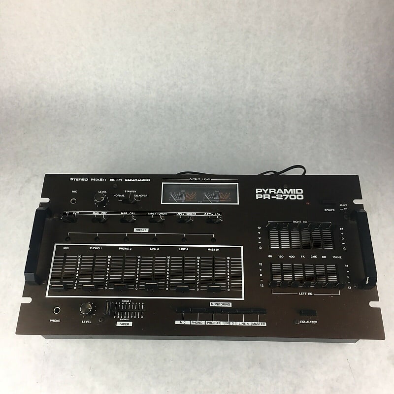 Pyramid PR-2700 Stereo Sound Mixer / Equalizer | Reverb