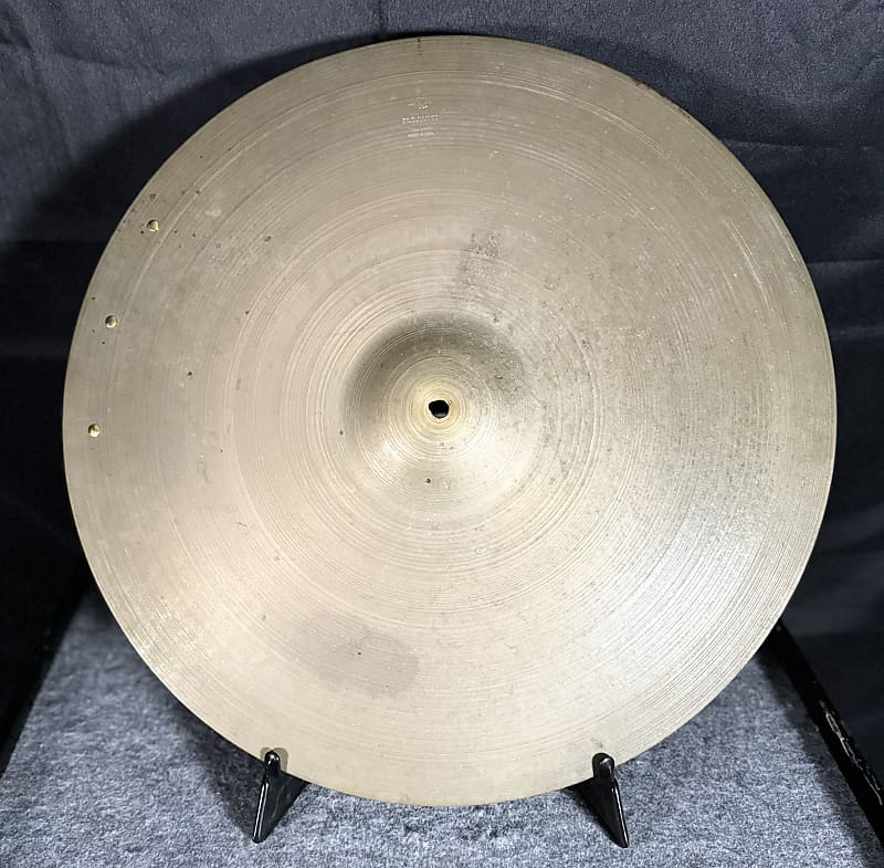 Zildjian Vintage 50’s A 20” Ride Cymbal 3 Rivets 2160 grams | Reverb