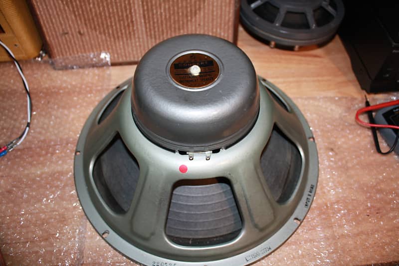1965 Jensen EM1500 Bass Speaker, Near Mint, Orig. 8 Ohm Cone, | Reverb