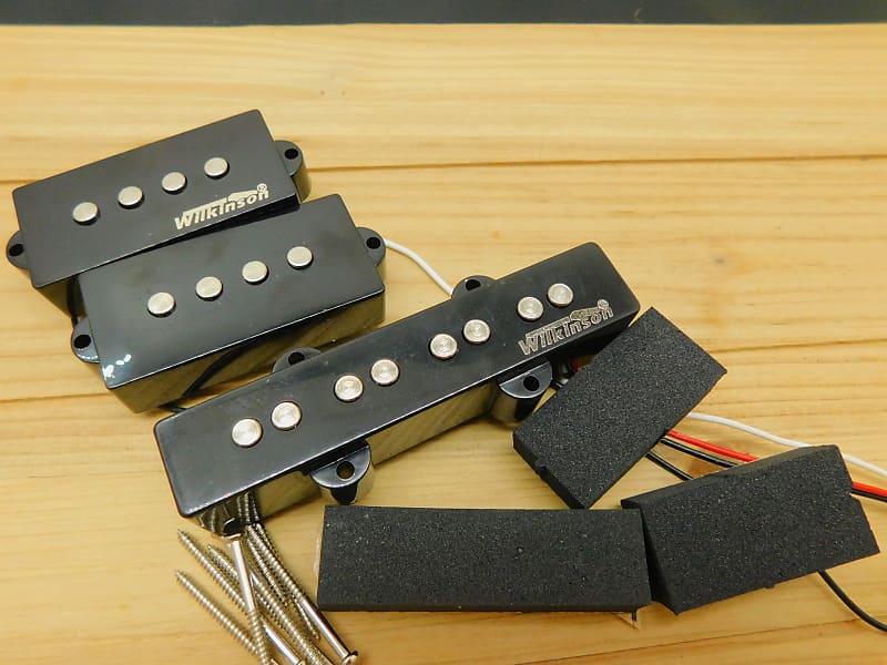 Wilkinson MWPJ Vintage Voice PJ Bass Pickups MIK | Reverb