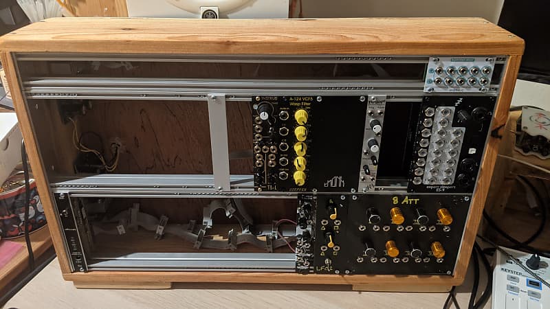 Synthracks Rails 7u (1u X 6u) 104hp Eurorack Modular Rails | Reverb