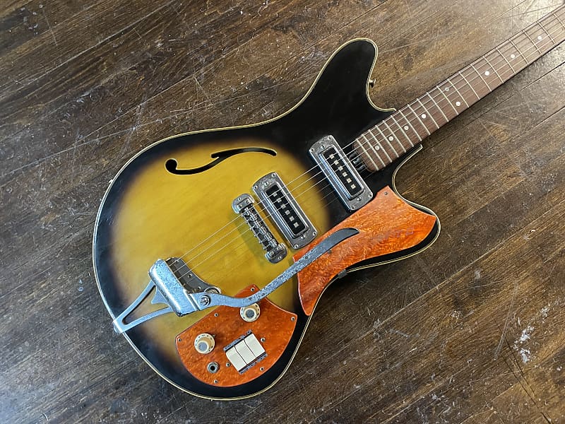 Vintage 1960s Teisco Del Rey EP200 Hollowbody Electric | Reverb UK