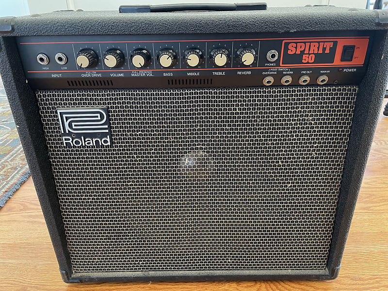 Roland Spirit 50 Guitar Amp - 1980's - Black | Reverb