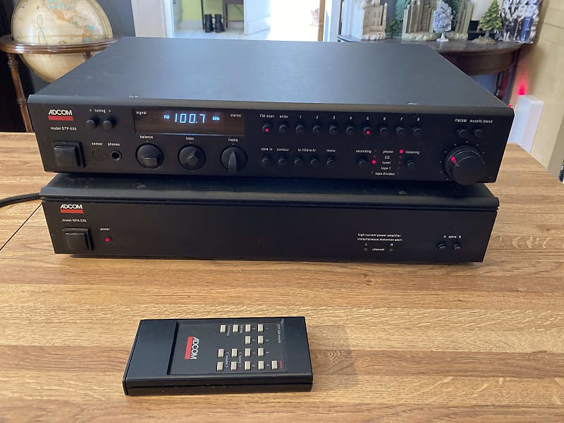 ADCOM set 3 pieces! GPT-500, GFA-535, & GFS-6. | Reverb