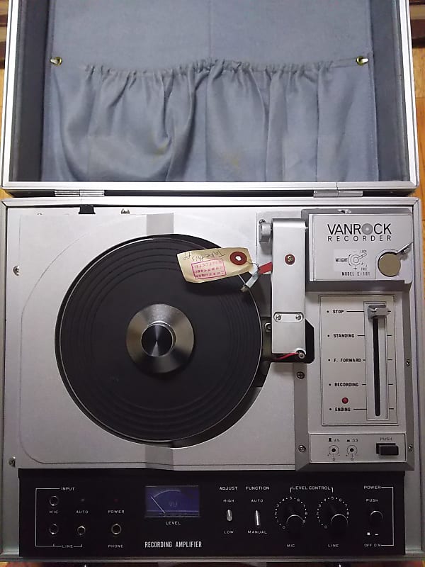 VANROCK E-101 7" VINYL RECORD CUTTER LATHE | Reverb UK