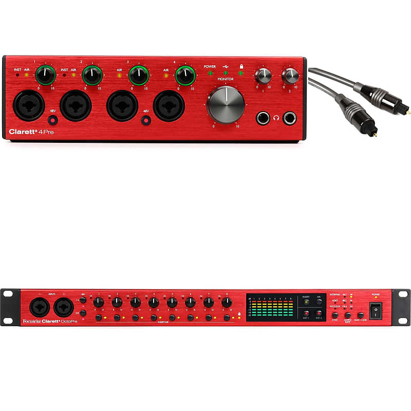 Focusrite Clarett+ 4Pre USB-C Audio Interface and Preamp | Reverb