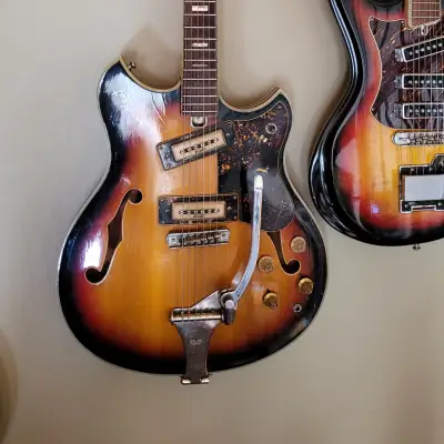 1966 Kent - Model 820 - Hollowbody - All Original - | Reverb