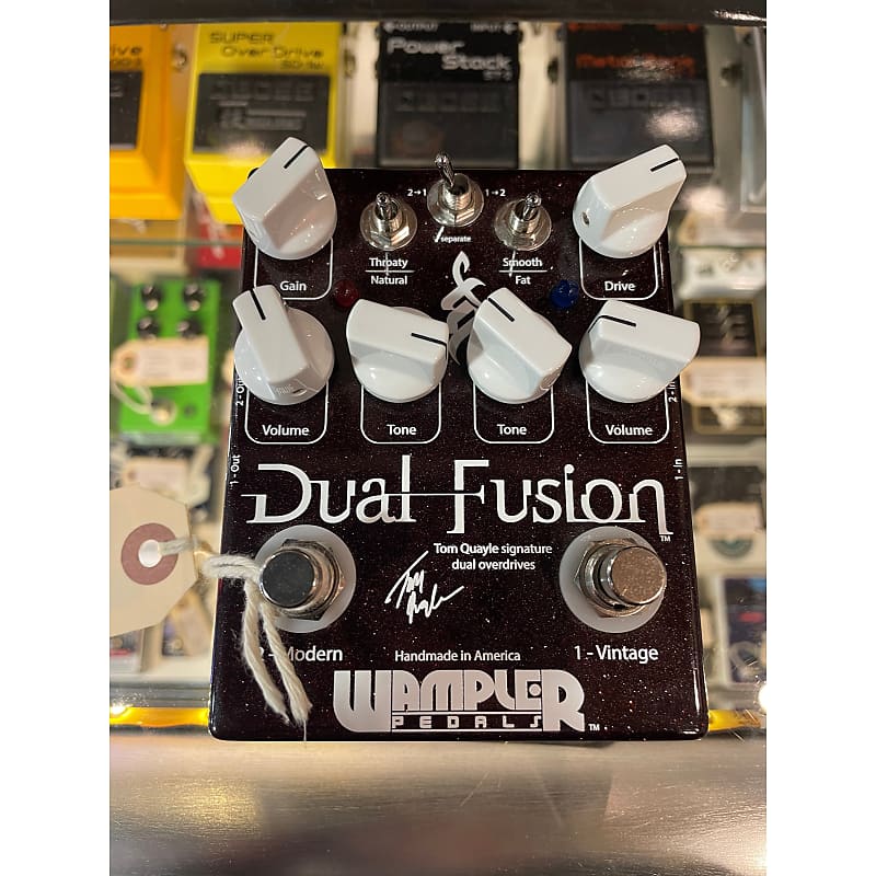 *USED* Wampler Dual Fusion Overdrive/Distortion Pedal | Reverb